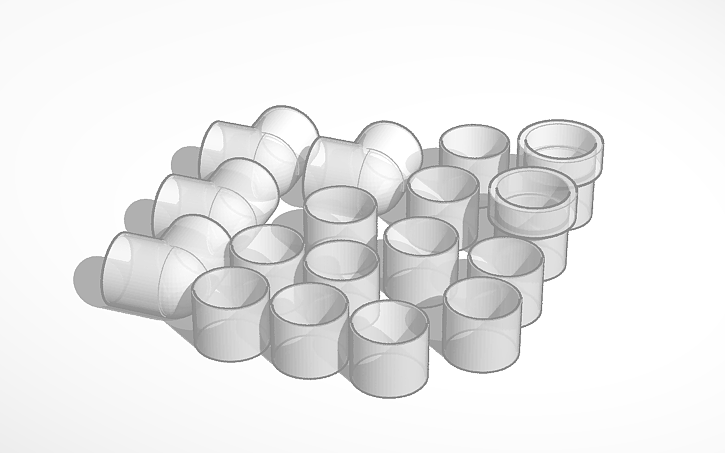 3D design Clear Pipe - Tinkercad