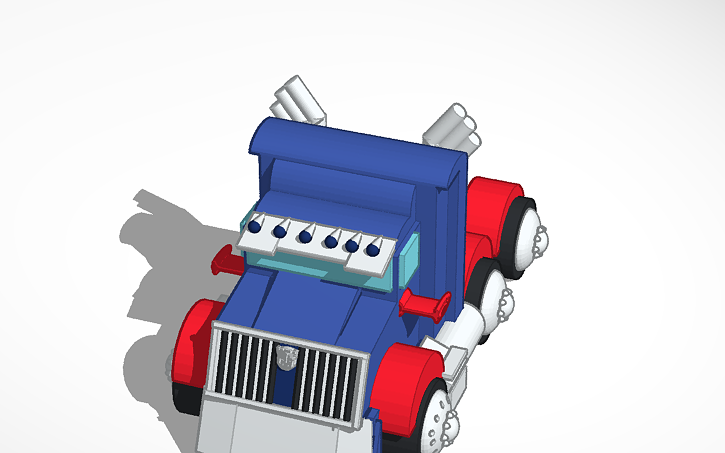 3D design truck - Tinkercad
