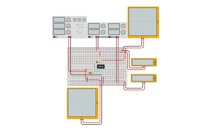 Circuit design 741 Op-amp IC - Non-Inverting DC Amplifier Circuit - Tinkercad