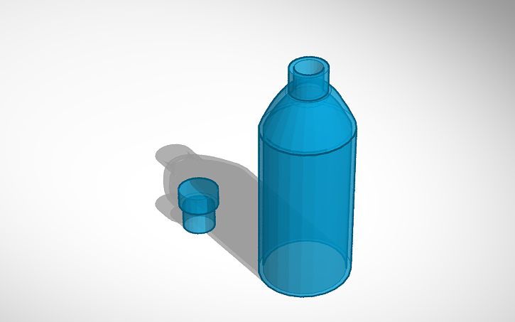 3D design Water bottle - Tinkercad