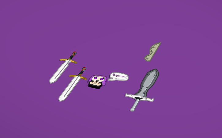 3d Design Copy Of Requests Sword Tinkercad