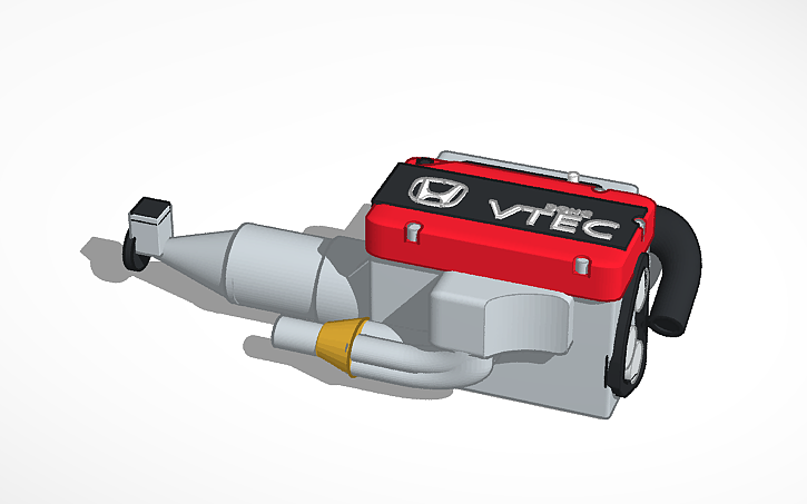 3D design Honda F20c JDM engine - Tinkercad