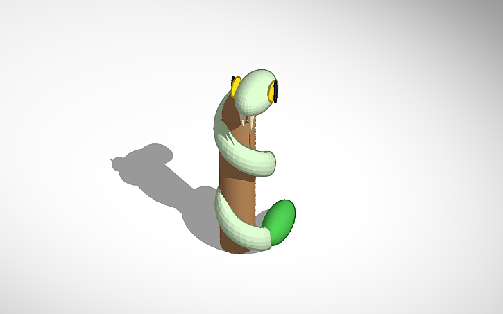 3D design snake - Tinkercad