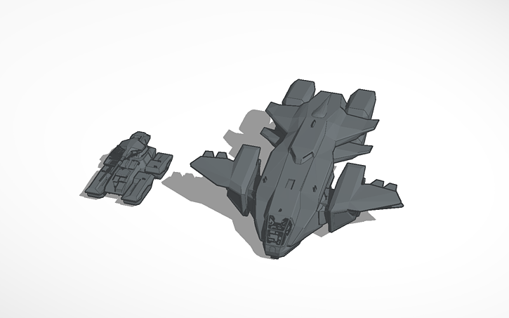 3D design Bomber Jet - Tinkercad