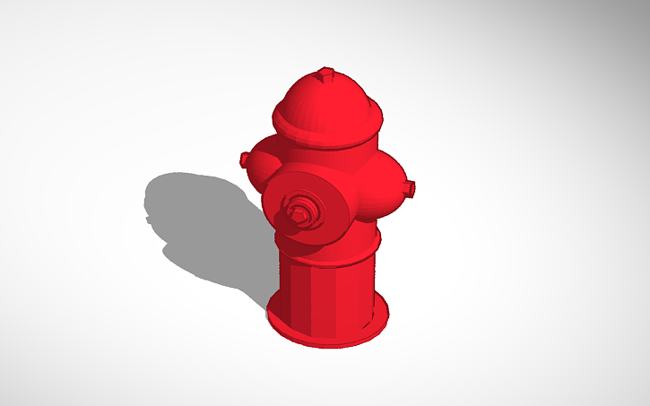 3D design Fire Hydrant | Tinkercad