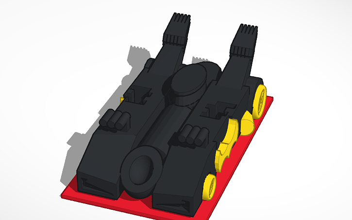 3D design batmobile - Tinkercad