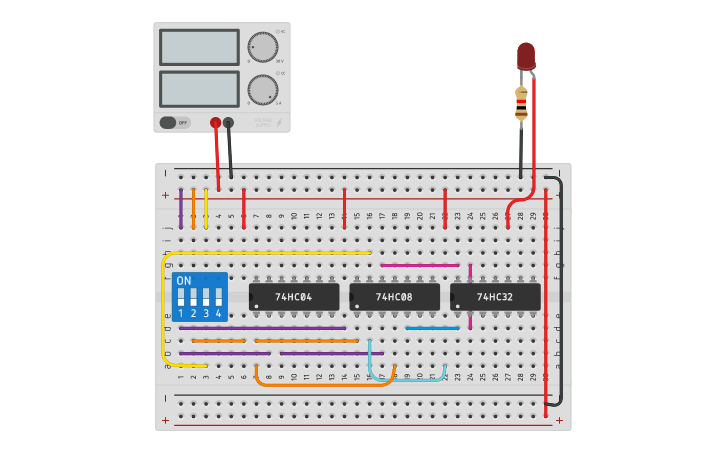 Circuit design ex3.3 | Tinkercad