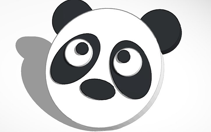 3D design panda | Tinkercad