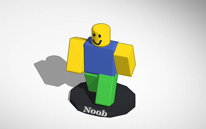3D design Roblox Noob walking - Tinkercad