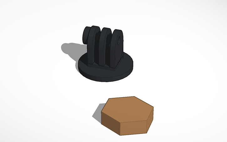 3D design GoPro Tripod Mount - Tinkercad