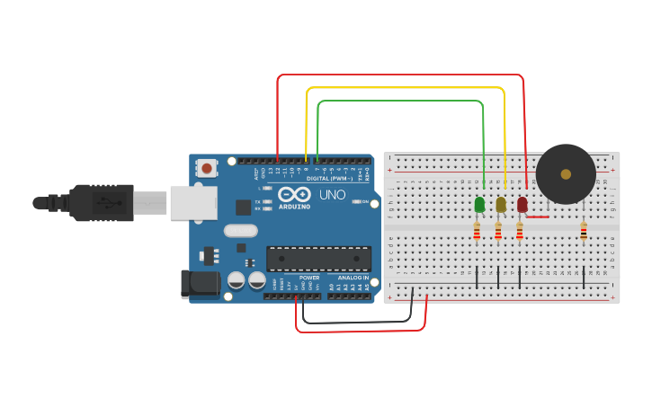 Circuit design SEMARO - Tinkercad
