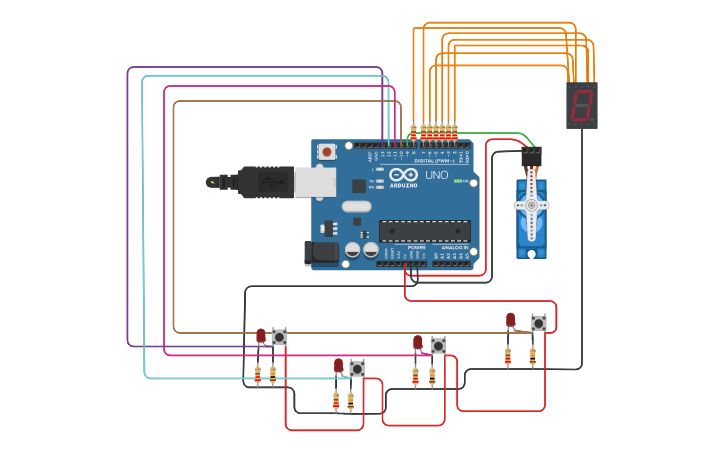Circuit design Proyecto final | Tinkercad
