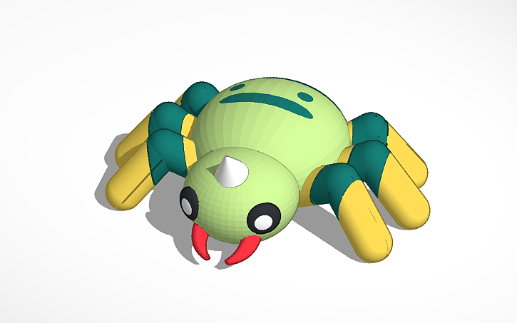 3D design Spinarak - Tinkercad