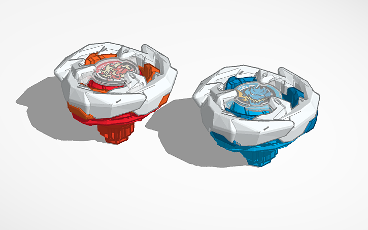 3D design (Prototype)Beyblade X/UX HellsHammer drensord - Tinkercad