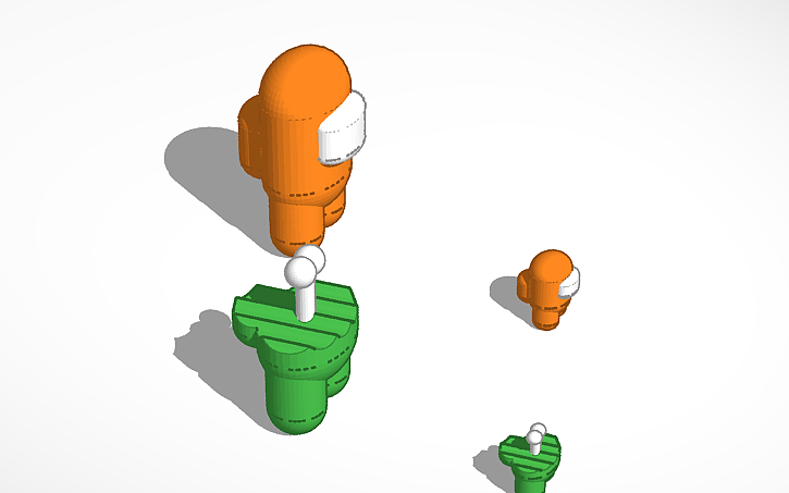 3D design AMONG US - Tinkercad