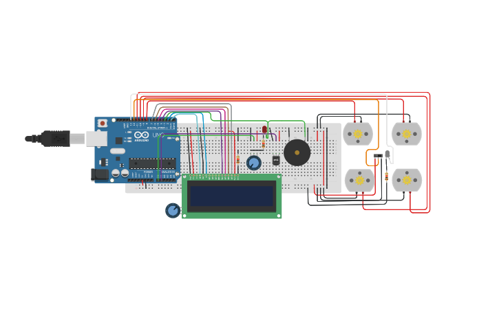 Circuit design TPMS - Tinkercad