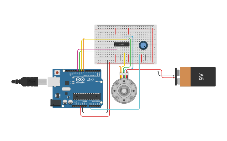 Circuit design TOOR CIT9ST PETA 3.2 - Stepper Motor + Potentiometer ... Circuit design TOOR CIT9ST PETA 3.2 - Stepper Motor + Potentiometer ...