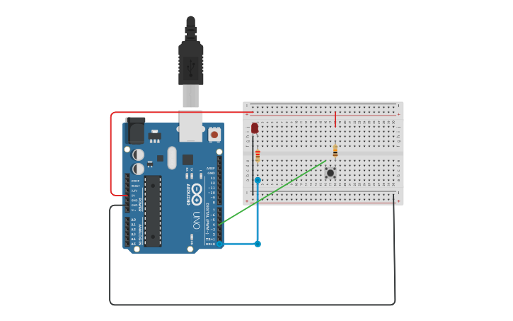 Circuit design Analog input/output (LDR/LED) - Tinkercad