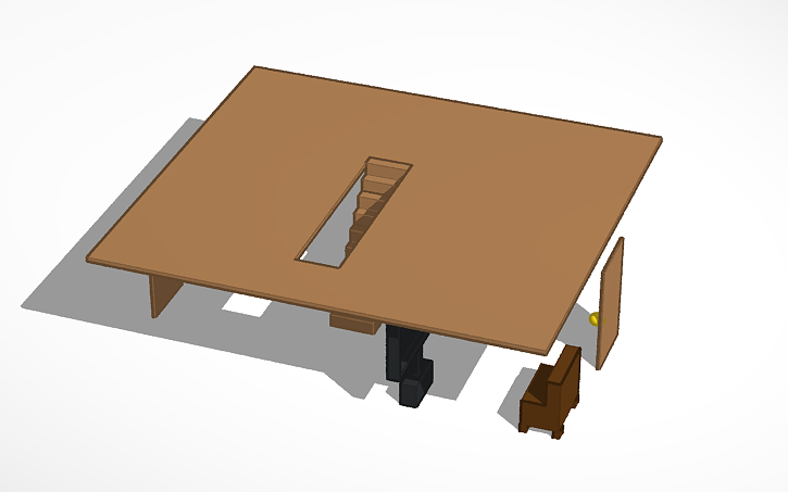 3D design Floor 1 - Tinkercad