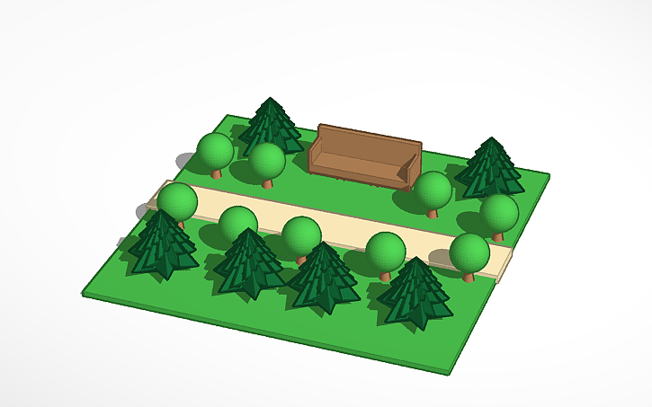3D design the park - Tinkercad