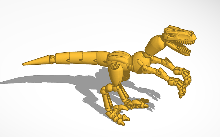 3D design Dinosaurio - Tinkercad