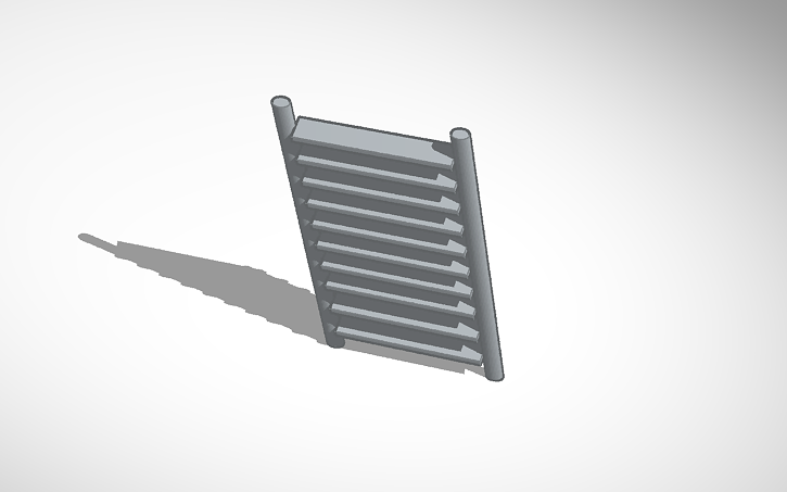 3D design Ladder - Tinkercad