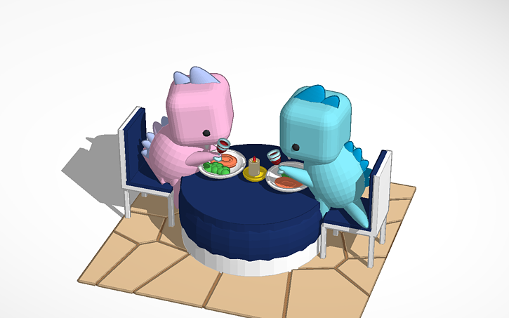3D design dinosaurs | Tinkercad