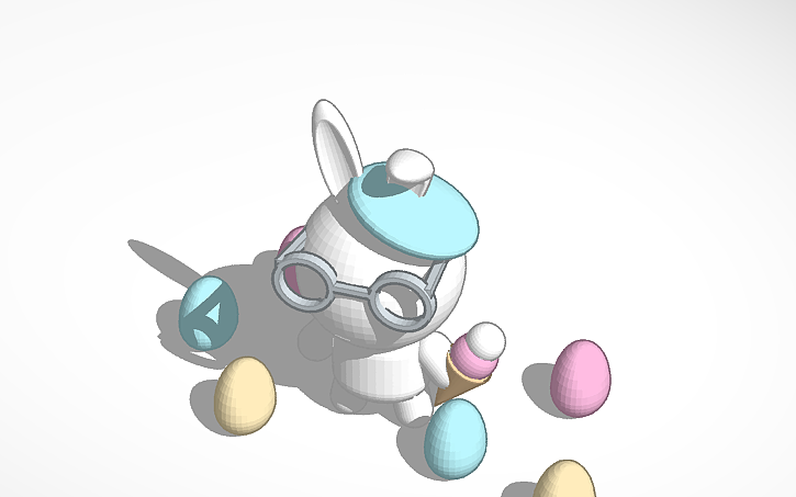 3D design Easter Bunny! - Tinkercad