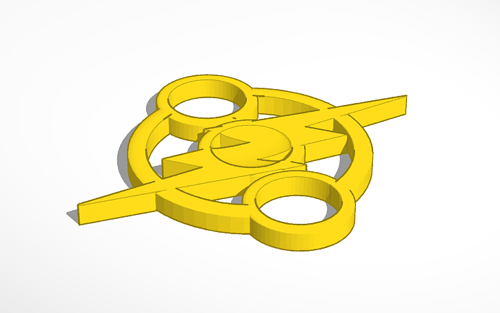 3D design Flash Fidget Spinner | Tinkercad
