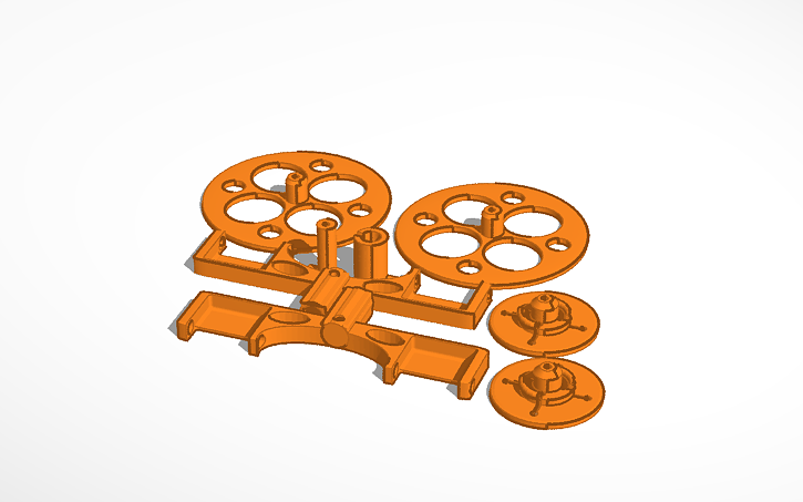 3D design Put a rubber band on it #0316 3D printed rubber band car ...