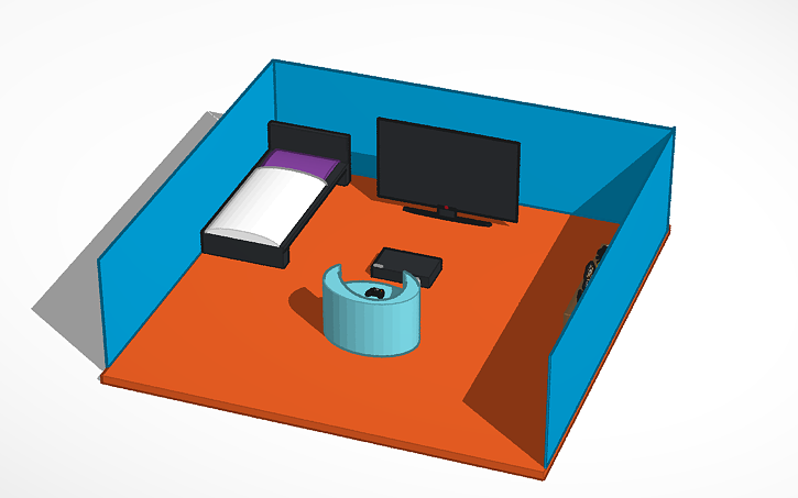 3D design Gaming Room - Tinkercad