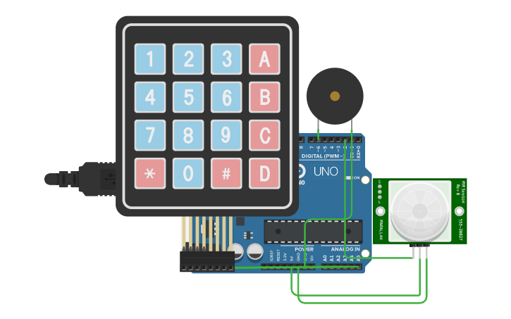 Circuit design Copy of clase 6 casa domotica - Tinkercad