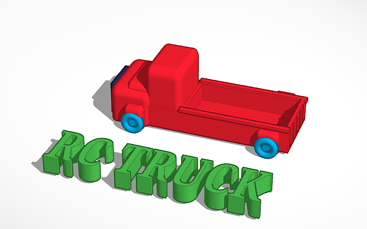 3D design RC TRUCK | Tinkercad