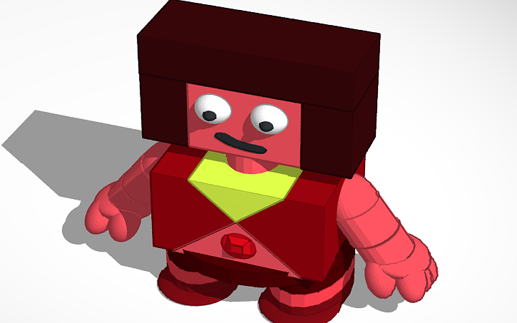 3D design ruby(navy) - Tinkercad