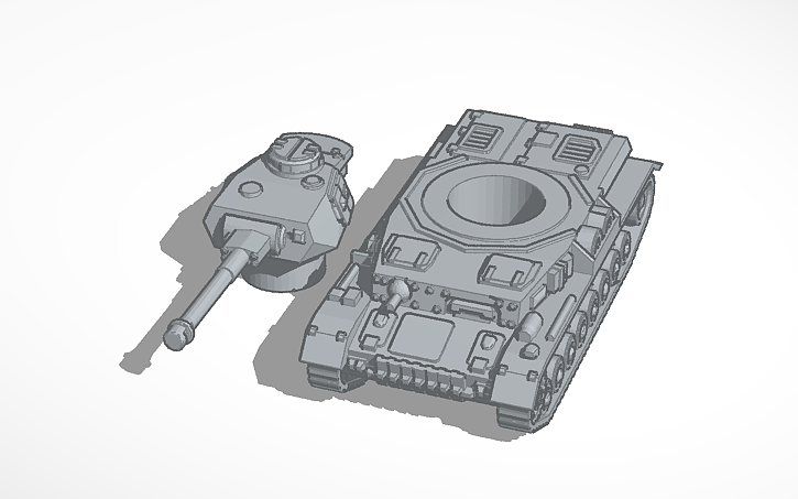 3D design Panzer IV - Tinkercad