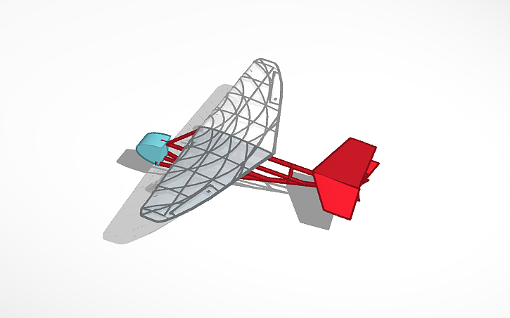 3D design Rc plane design - Tinkercad