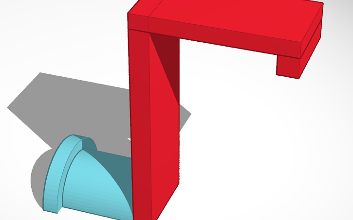 3D design Headphone hanger - Tinkercad