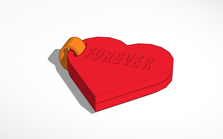 3D design Heart Locket - Tinkercad