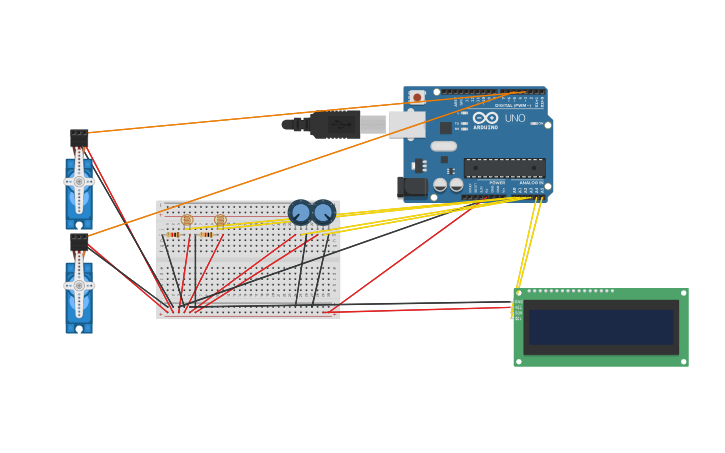 Circuit design ejericio3prueba3 - Tinkercad