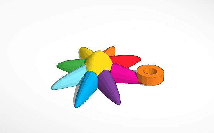 3D design Flower - Tinkercad