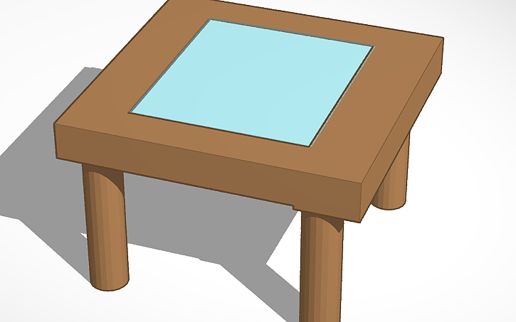3D design TABLE - Tinkercad
