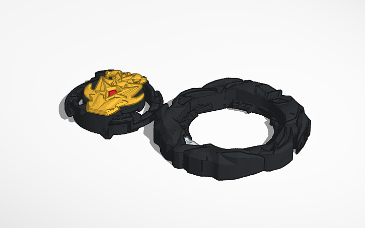 3D design Beyblade Burst Quad Strike Devastate Apocalypse A8 - Tinkercad 3D design Beyblade Burst Quad Strike Devastate Apocalypse A8 - Tinkercad