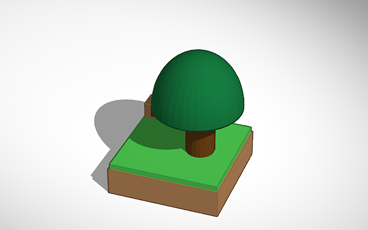 3D design Minecraft skyblock | Tinkercad