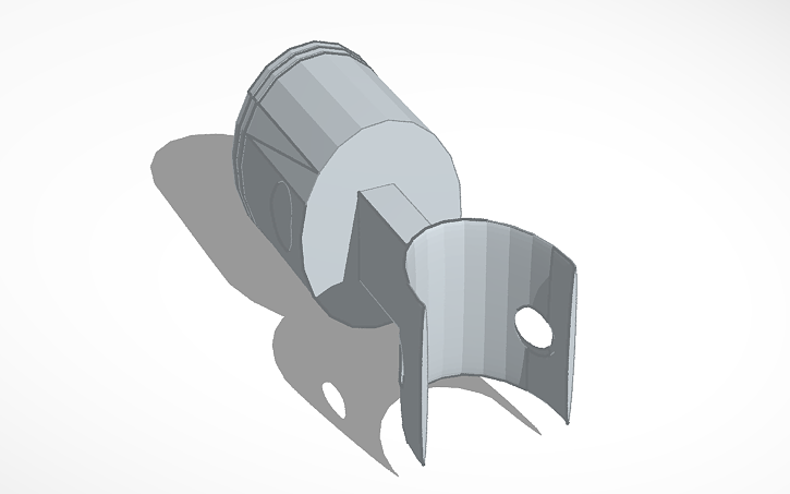 3D design piston - Tinkercad