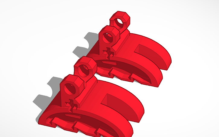 3D design Bionicle feet - Tinkercad