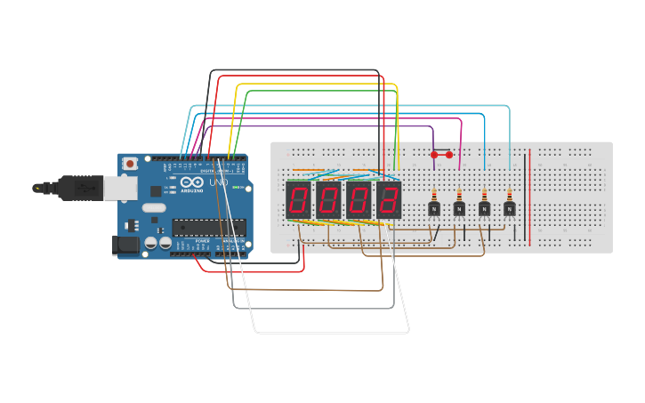 Circuit design Tarea Two - Tinkercad