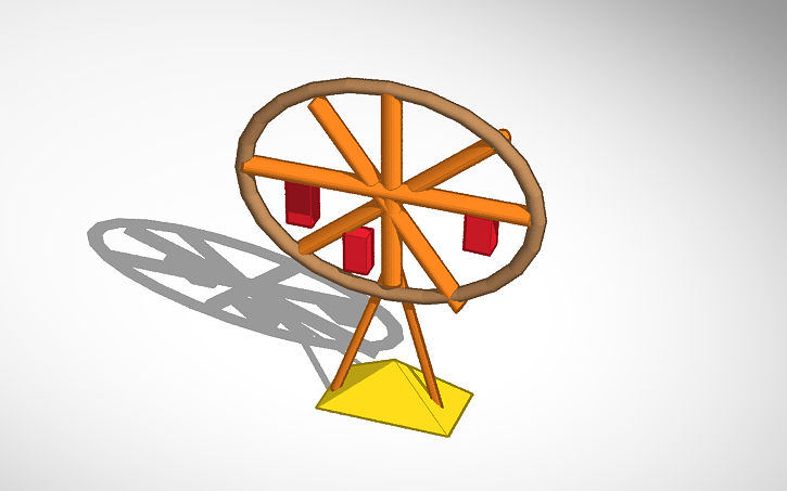 3D design Ferris Wheel - Tinkercad