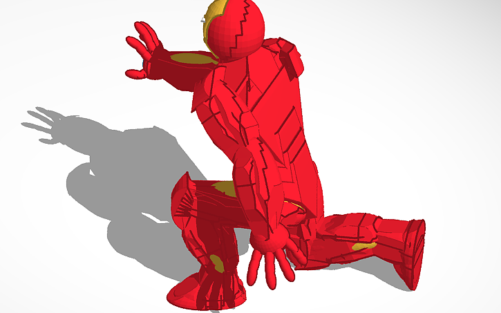 3d Design Copy Of Copy Of железный человек Tinkercad