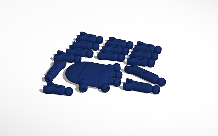 3D design hand - Tinkercad