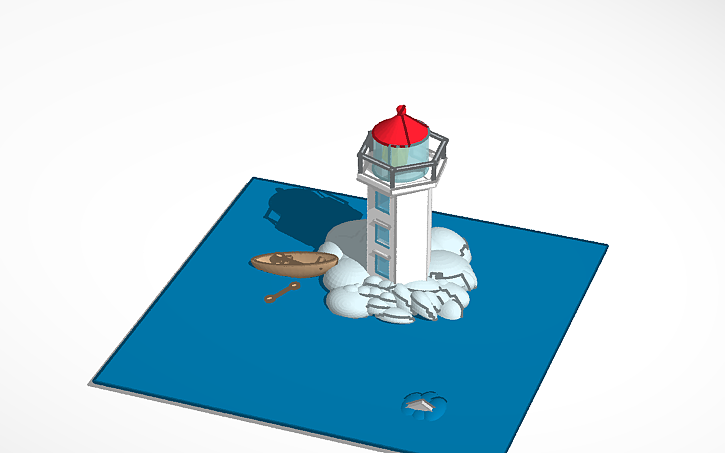 3d Design Lighthouse Tinkercad